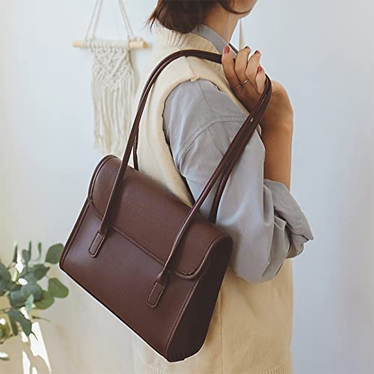 Chloe soo Shoulder Bag for Women Leather Messenger Bag Large Work Tote Bag Professional 13