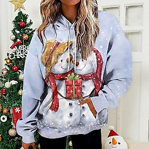 JJHAEVDY Christmas Fall Fashion Sweatshirts for Women Button Up Clothes Graphic Trendy Tops Button Down Pullover Sweatshirts for Women Loose Fit Sweatshirt(1-Gray,3X-Large)