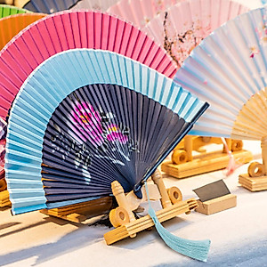 VAPKER 30 Pieces Light Blue Tassels 13cm/5-Inch Silky Handmade Soft Mini Tassels Floss Bookmark Tassels with 2-Inch Cord Loop for Jewelry Making, DIY Projects, Bookmarks