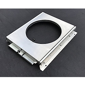 PitsMaster 304 Grade Stainless Steel Slide Out Propane Tank Tray for BBQ Island, RV, Free Standing Gas Grill