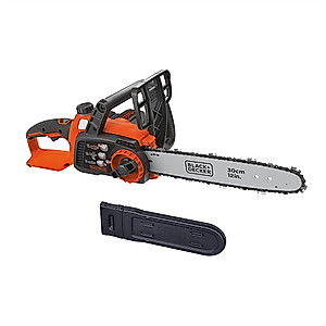 BLACK+DECKER 40V MAX* Cordless Chainsaw, Tool Only, 12 in. (LCS1240B)