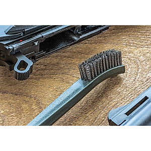 SE 7� Double-Ended Cleaning Brushes with Stainless Steel Bristles (12-Pack) - 7621SB-12