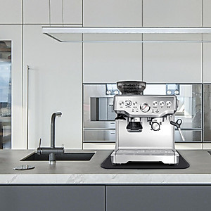 Appliance Sliding Mat for Kitchen Small Appliances, Coffee Maker Mat Mover for Countertops, Suitable for Kitchenaid Espresso, Air Fryer, Etc (Black)