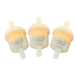 NIKOU Fuel Shut Off Valve - Fuel Gas Tank Shut Off Valves + Filters + Clamps Garden Brush Cutter Lawnmower Accessory