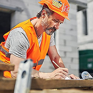 200 Pieces Hard Hat Stickers for Tool Box Helmet Funny Construction Vinyl Waterproof Tool Box Stickers American Patriotic Helmet Decals for Electrician Worker Helmet Hardhat Welding Union Ironworker