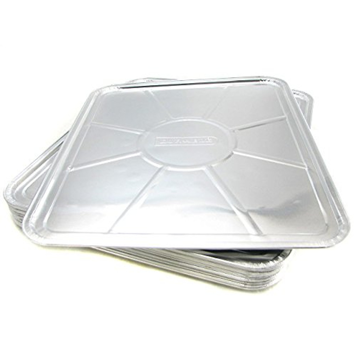 5-Pack Disposable Foil Oven Liners by DCS Deals – Keep Your Oven Clean and Healthy – Perfect Silver Foil Drip Pan Tray for Cooking, Baking, Roasting, and Grilling- 18.5 x15.5” inch