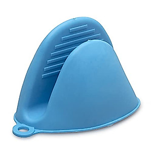 OMAVEE Plate Setter Lifter – Heavy Duty Nonslip Handle for Heat Deflector, Pizza Stone, BBQ Plates, Grates & Grills – Fits Big Green Egg, Kamado and More – Includes a Silicone Oven Mitt