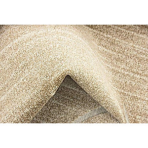 Unique Loom Outdoor Botanical Collection Area Rug - Orlando (5' 1" x 8' Rectangle, Beige/ Cream)