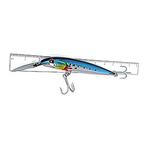 Capt Jay Fishing Deep Diving Fishing Lures Swimbait Sinking Lure Saltwater Trolling Lure (Blue Sardine, 185mm)