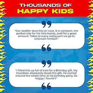 All7s Hot Wheels Case Storage For 20 Cars Hard Shell Matchbox Car Case | Hot Wheels Cars Storage Case | Toy Car Storage Organizer