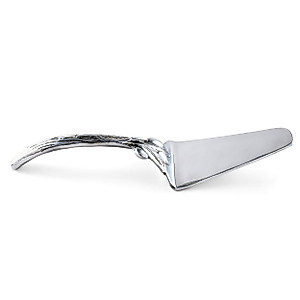 Arthur Court Sand-Cast Aluminum Handle, Extra Large Pizza Pie Server, Olive Pattern 14 inch Long