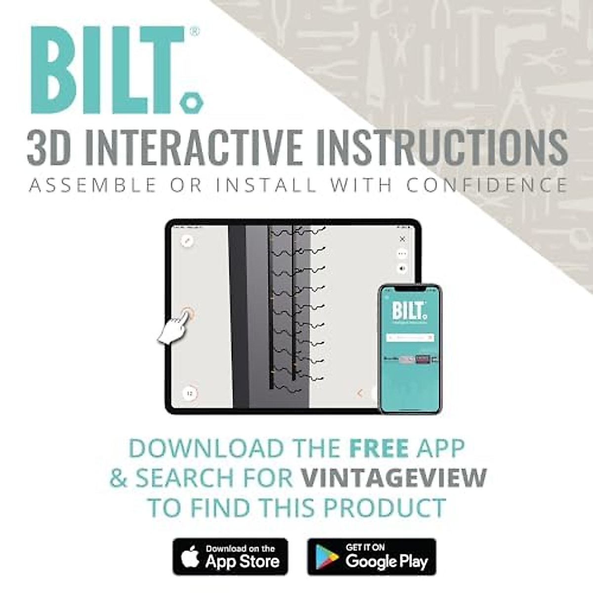 VintageView W Series Wine Rack 2 | Modern Wall Mounted Wine Storage (6 Bottles, Matte Black)