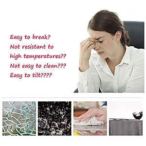 80 cm (30 inch) Lazy Susan for Table,Tempered Glass Lazy Susan Turntable Round Clear Dining Table Tray Tabletop Organizer Serving Tray for Dining Table