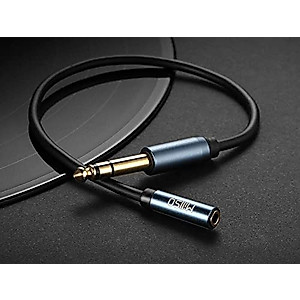 MillSO Bundle 1/4 to 3.5mm Headphone Adapter TRS for Amplifiers, Guitar, Keyboard Piano, Home Theater, Mixing Console, Headphones