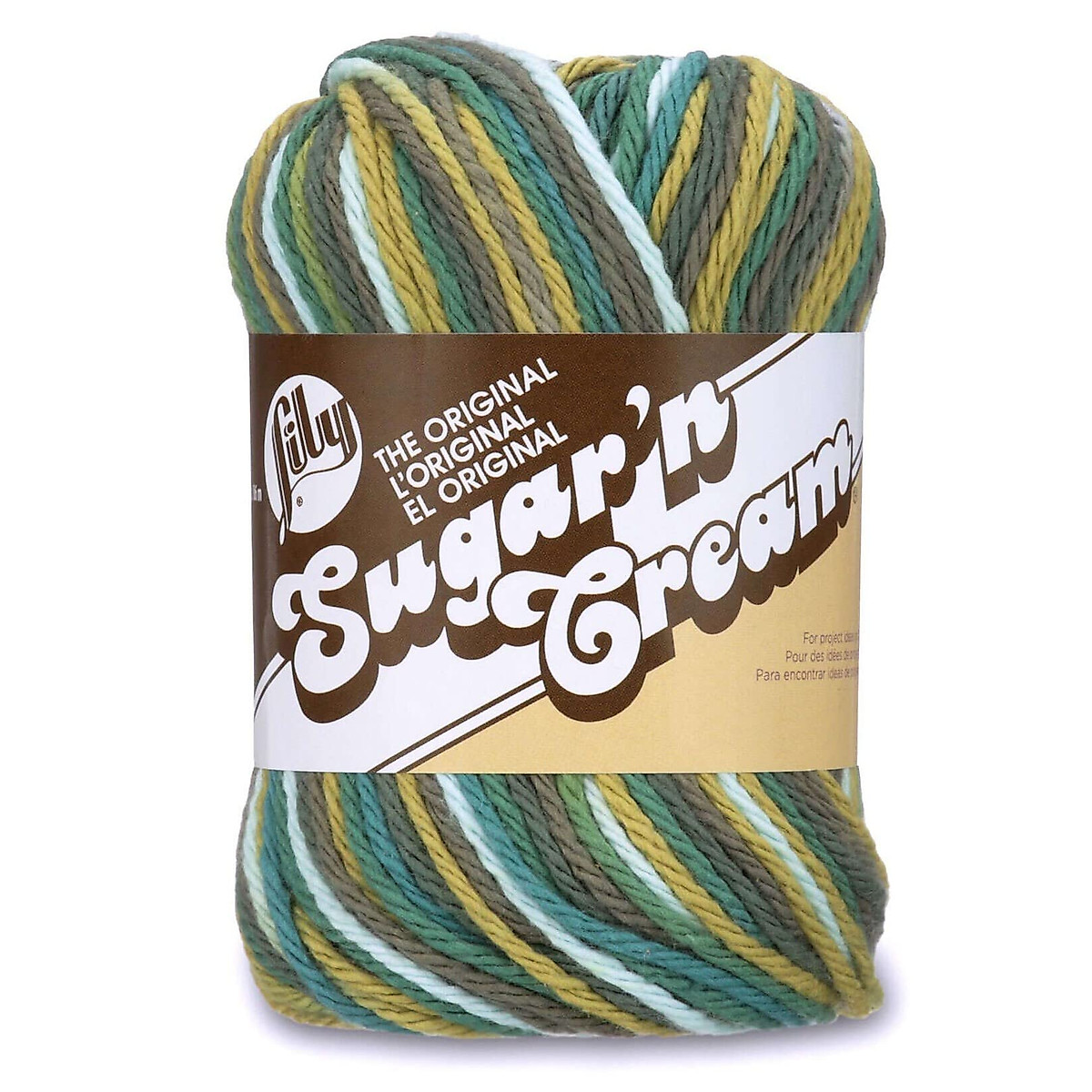 Lily Sugar 'n Cream Yarn - 100% Cotton - Assortment (Forest)