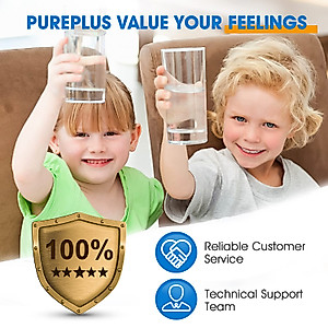 PUREPLUS 4396508 Refrigerator Water Filter, Replacement for EDR5RXD1, EveryDrop Filter 5, 4396510, 4392857, Kenmore 46-9010, 9085, LC400V, WF-NLC240V, RFC0500A, WF285, W10186668, 3Pack