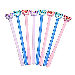 WIN-MARKET Fashion Cute Colorful Kawaii Lovely Colorful Animal Tiger Gel Ball Pens Office School Supply Stationery Pen(8PCS)