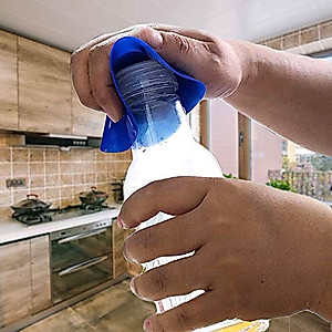 8 Pieces Rubber Jar Gripper Pads Round Kitchen Coasters Multi-Purpose Bottle Lid Openers Jar Opener for Weak Hands Seniors with Arthritis