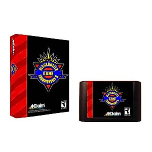 Blockbuster World Championship II - (Sega Genesis) - Reproduction Video Game Cartridge w/ Clamshell Case