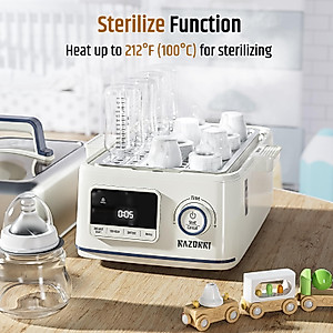 Razorri Electric Food Steamer 5-Quart Stainless Steel with Timer, 24H Delayed Start, Auto Keep Warm, and Large 68 Oz Water Capacity - Ideal for Cooking Healthy Vegetables, Poultry, Fish, Meat and more