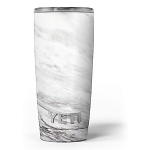 Design Skinz Slate Marble Surface V9 - Skin Decal Vinyl Wrap Kit Compatible with The Yeti Rambler Cooler Tumbler Cups
