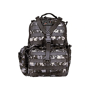 G. Outdoor Products G.P.S. Tactical Range Backpack | Fall Digital | 3 Handguns Capacity | MOLLE Webbing | Durable Waterproof Stain-Resistant Shooting Tactical Gear