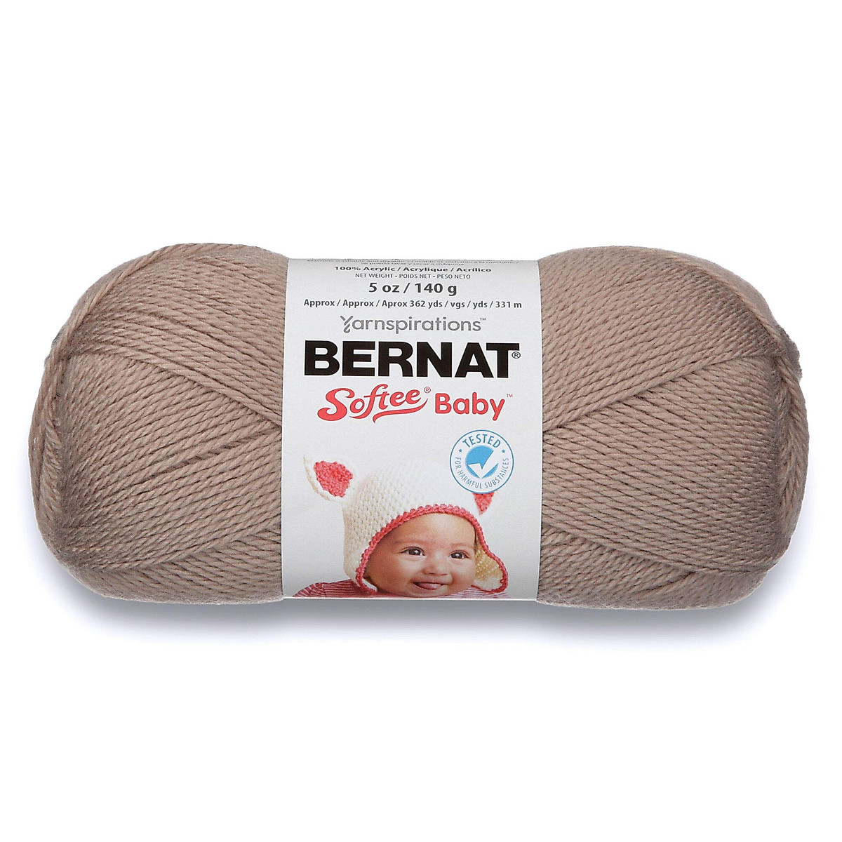 Bernat Softee Baby Yarn - 6 Pack with Patterns (Little Mouse)