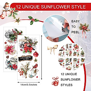 Lincia 10 Sheets Easter Day Rub on Transfers for Crafts and Furniture Bunny Rub on Transfers Stickers for Wood DIY Home Decals Craft 5.91 x 11.81(Fresh Style)(Floral Holiday)