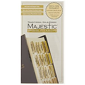 Majestic Traditional Gold-Edged Bible Tabs