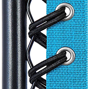 Maius Replacement Cord for Zero Gravity Chair, 4 Pack Universal Replacement Elastic Cords Repair Tool Kit for Sun Loungers, Garden Chairs, Outdoor Recliners, Anti Gravity Chair, Bungee Chairs - Black