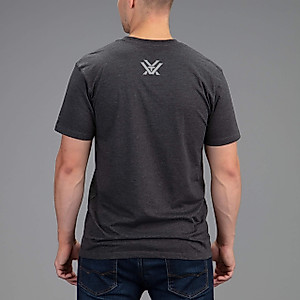 Vortex Optics Logo Short Sleeve T-Shirts (Charcoal Heather Camo, 2X-Large)