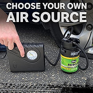 Slime 10188 Flat Tire Puncture Repair Sealant, Rescue, Emergency Repair for highway vehicles, universal fit, Non-toxic, eco-friendly