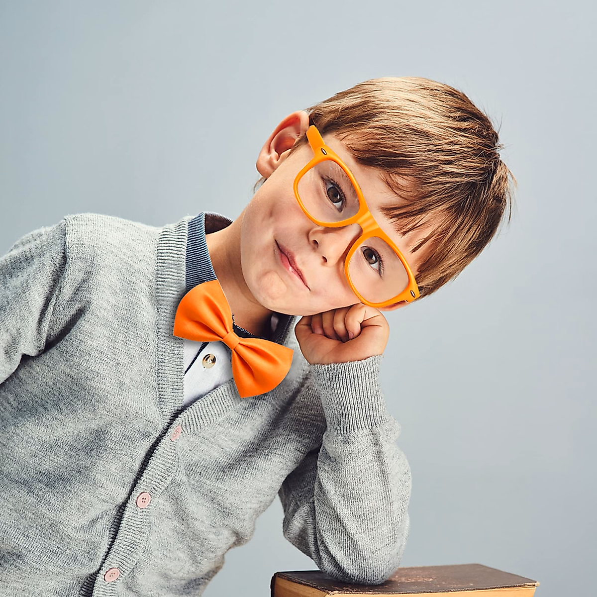 Pibupibu 8 Packs Kids Frame Only No Lens Party Favors Supplies Orange Sunglasses