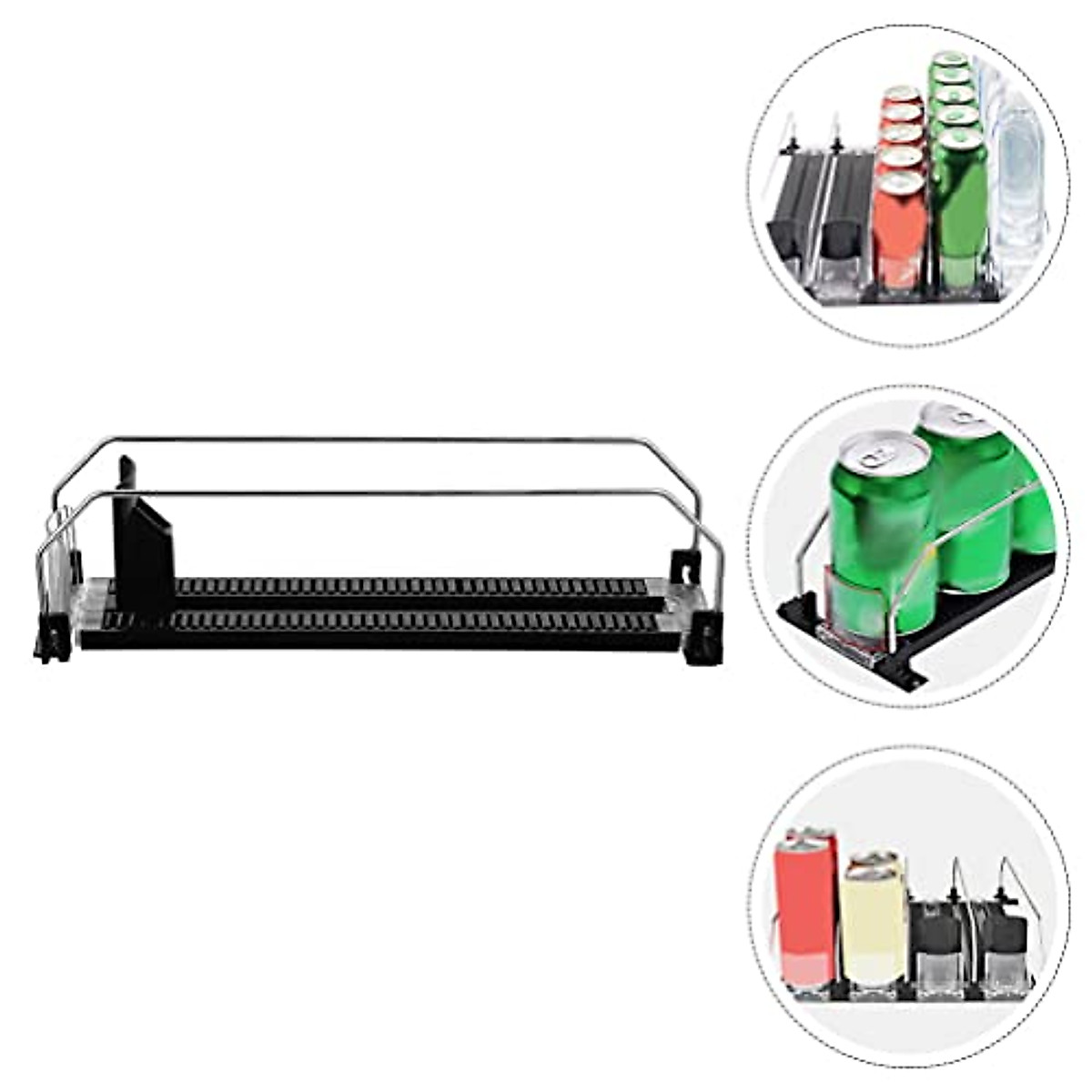 Cabilock Fridge Organizer Vending Machine Beverage Drinking Automatic Pusher Soda Can Organizer for Refrigerator Drink Dispenser for Shop Freezer Organizer Vending Machine