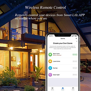 Smart Switch WiFi Light Switch 3 Gang Wireless Light Switch Compatible with Alexa and Google Home