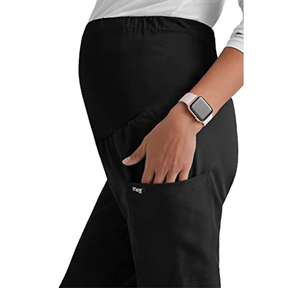 BARCO Grey's Anatomy GRP560 Women's Lilah Maternity Scrub Pant Black S