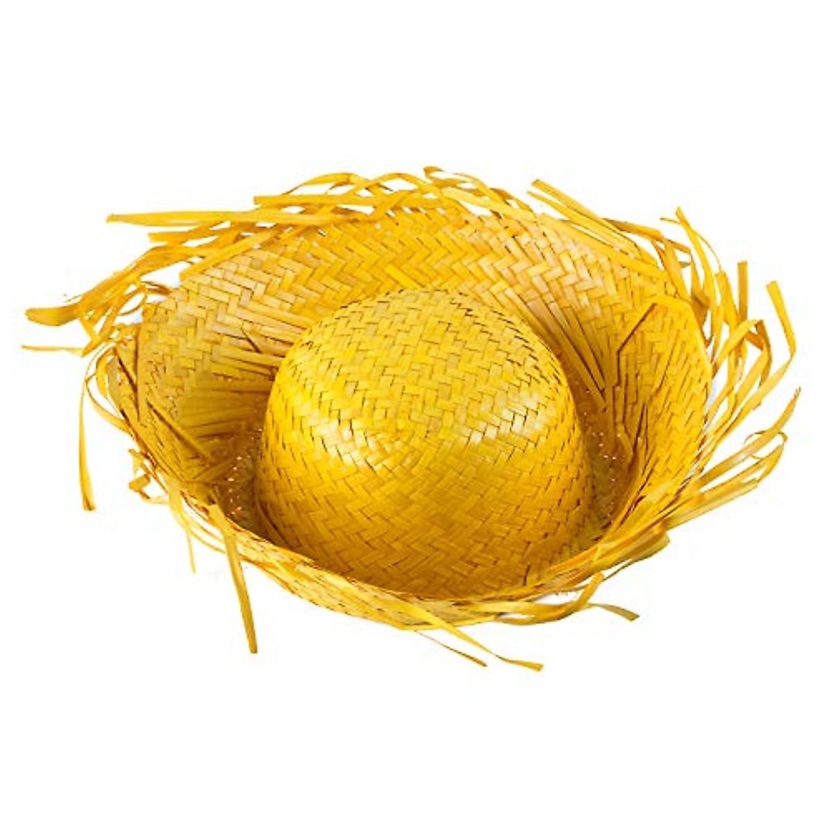 Funny Party Hats Beachcomber Hat – Hawaiian Luau Hat – Farmers Hat – Straw Costume Hat