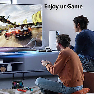 HDMI Switch 4K Switcher Splitter 5 Port in 1 Out Remote 2160P 1080P. Support PS5/ PS4 / PS3/ Xbox Series X/Xbox ONE X(S)/ Xbox/Apple TV 4K/ FIRE TV 4K/ Nintendo Switch/DVD Blure ray/Laptop/PC.