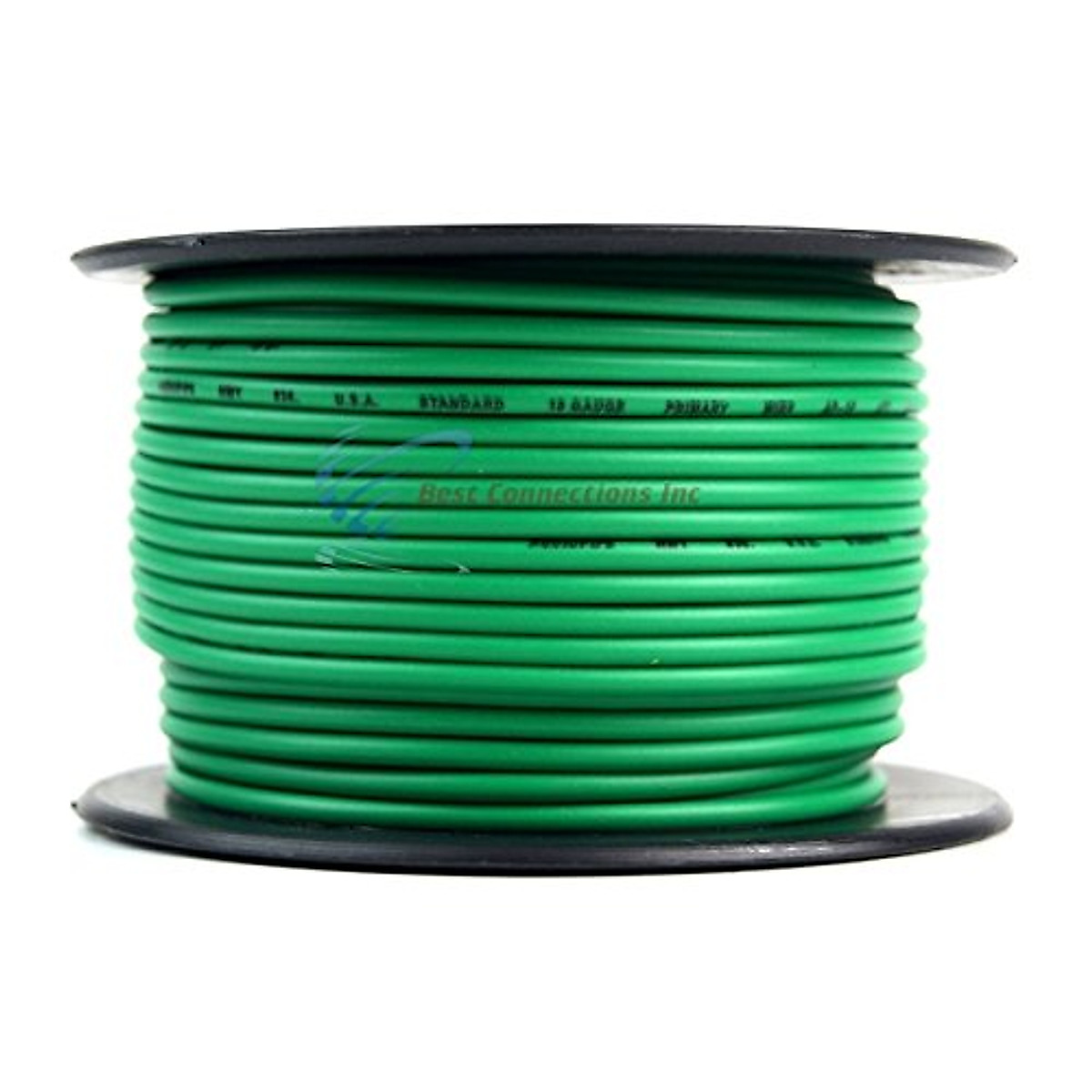 Audiopipe Best Connections Copper Clad Stranded Car Audio Primary Remote Wire (18 Gauge 100', Green)