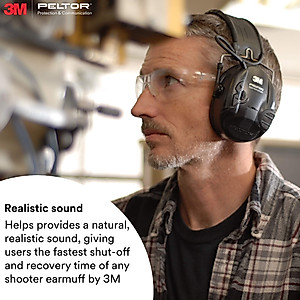 Peltor MT16H210F-479-SV Tactical Sport Headset Black 1/Case