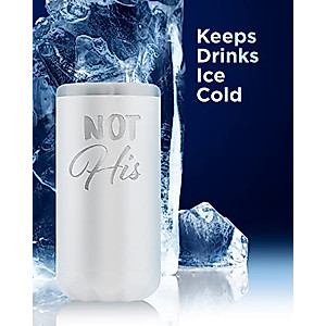 SoHo Slim Can Cooler Gift for Mom, Insulated for Skinny Beer or Hard Seltzer Can for Mothers Day/Birthday/Christmas "Worlds Best Mom" (Gift Boxed)