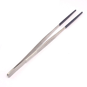 DDP 12" ULTRASONIC CLEANING PVC LONG' SOFT COATED TIP STEAM CLEANING JEWELRY TWEEZER TONGS