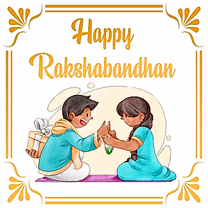 WhopperIndia Set of Two Rakhi, Om Design Rakhi Thread, Raksha bandhan Gift for Your Brother, Color Vary and Multi Design