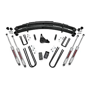Rough Country 4" Lift Kit w/N3 Shocks for 1999-2004 Ford Super Duty 4WD - 49530