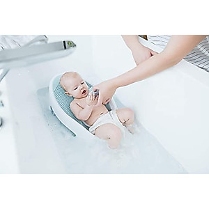 Angelcare Baby Bath Support (Aqua) | Ideal for Babies Less Than 6 Months Old