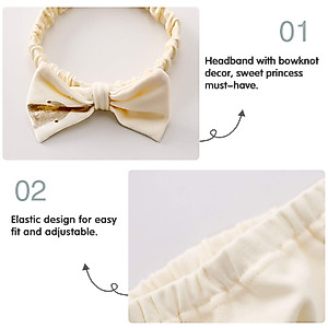 pureborn Baby Girl Dress Infant Long Sleeve Peter-pan Collar Spring Fall Cotton Playwear Dresses Beige 0-3 Months