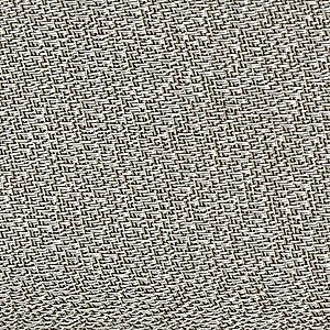 mDesign Decorative Round Small Trash Can Wastebasket, Garbage Container Bin for Bathrooms, Powder Rooms, Kitchens, Home Offices - Polished Stainless Steel with Woven Metallic Textured Accent