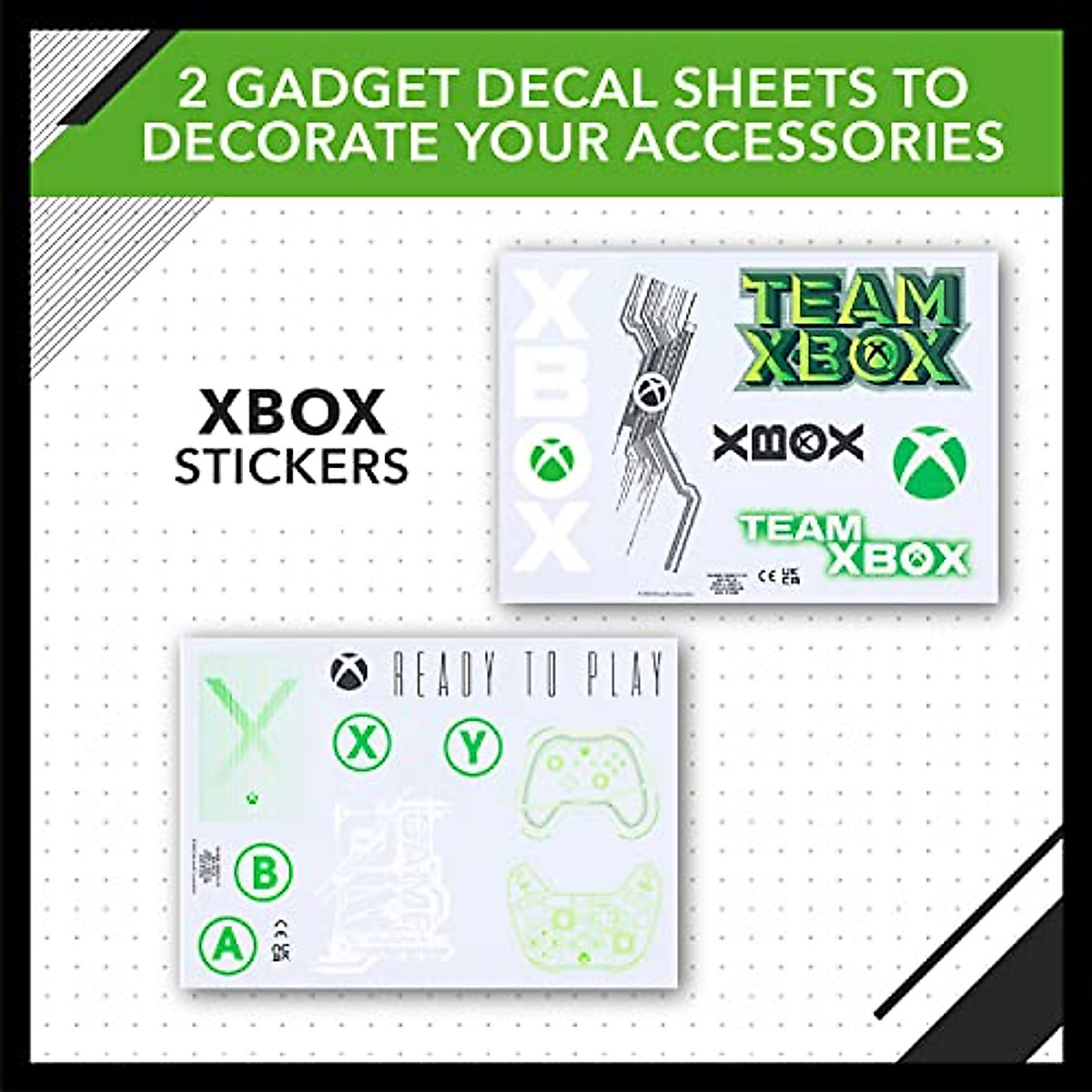 Paladone Xbox Icons Light, Stickers, and Bottle Gift Set - Official Merchandise, PP9401XB