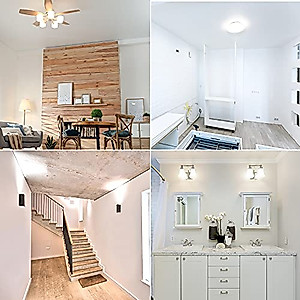 Sunco 16 Pack GU24 LED Light Bulbs 2 Prong A19, CRI91 5000K Daylight, 9W Equivalent 60W, CFL Replacement 800 Lumens, Bright Dimmable Twist & Lock GU24 Pin Base with Two Prongs Instant On U