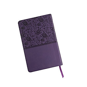 CSB Large Print Personal Size Reference Bible, Purple LeatherTouch, Red Letter, Presentation Page, Cross-References, Full-Color Maps, Easy-to-Read Bible Serif Type